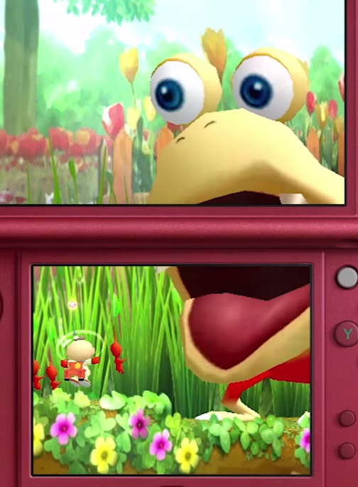 File:Pikmin 3DS cutscene with red bulborb.jpg - Pikipedia, the Pikmin wiki