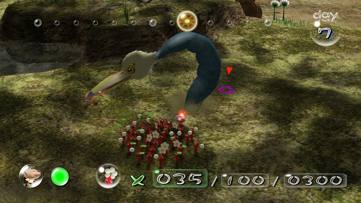 File:P1 Burrowing Snagret eating.jpg - Pikipedia, the Pikmin wiki