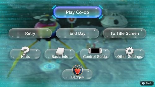 Pause menu - Pikipedia, the Pikmin wiki