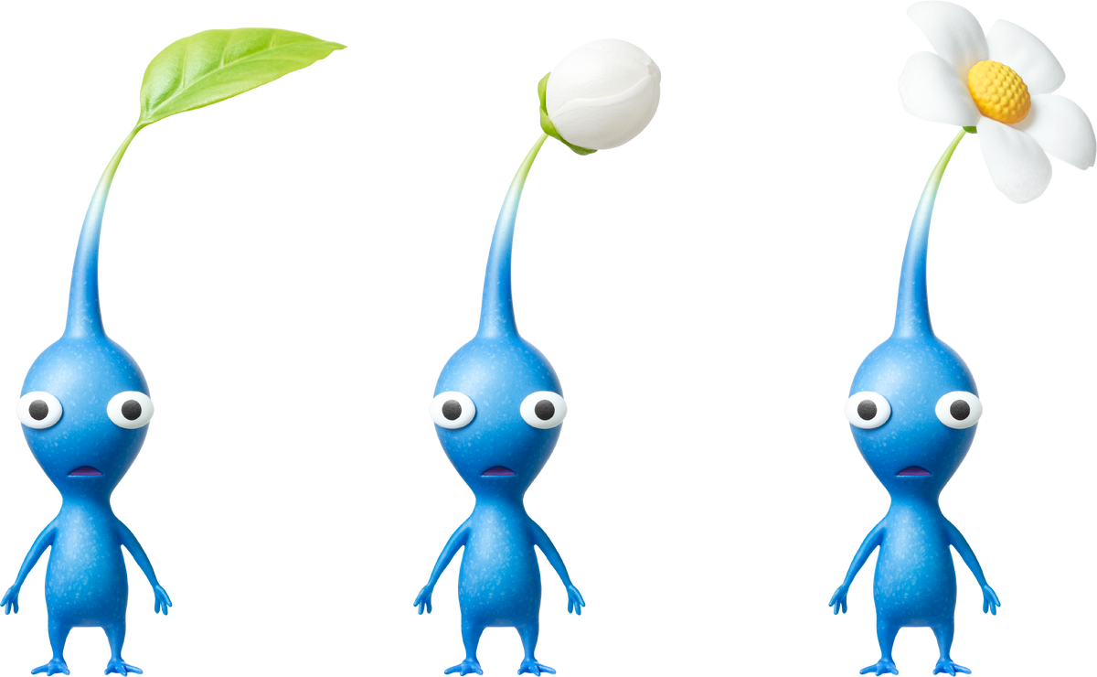 File:Blue Pikmin all types.png - Pikipedia, the Pikmin wiki