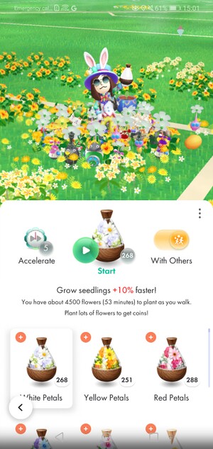 Pikmin Bloom interface - Pikipedia, the Pikmin wiki