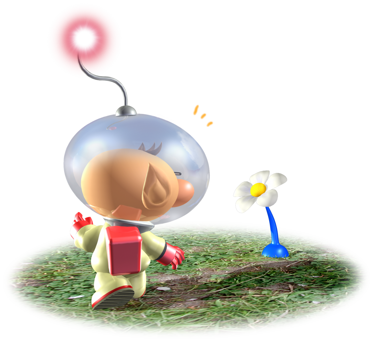 File:Olimar and Blue Pikmin sprout P1 art.png - Pikipedia, the Pikmin wiki