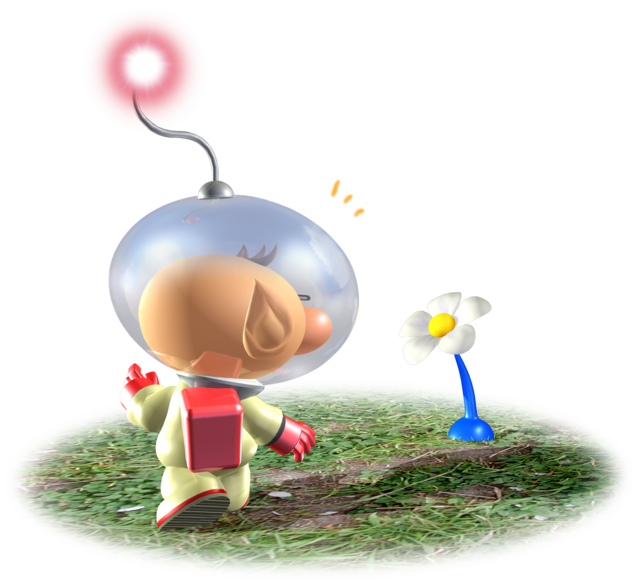 File:Olimar and Blue Pikmin sprout P1 art.png - Pikipedia, the Pikmin wiki