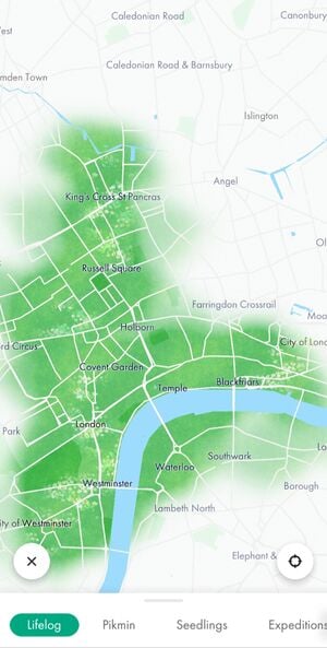 Pikmin Bloom interface - Pikipedia, the Pikmin wiki