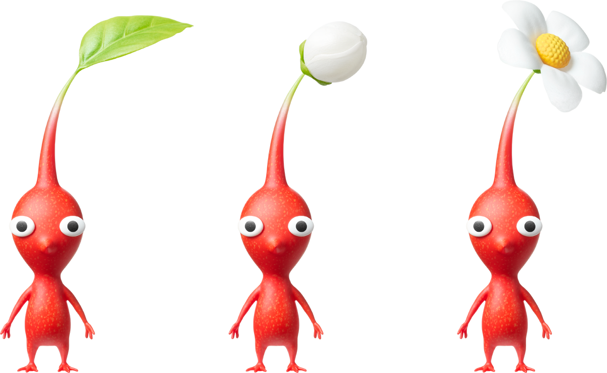 File:Red Pikmin all types.png - Pikipedia, the Pikmin wiki
