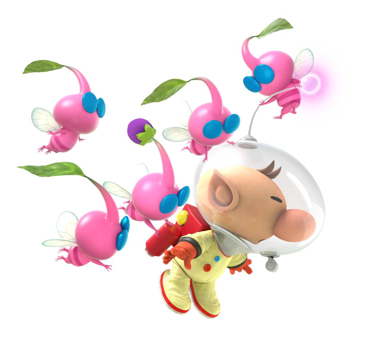 File:Hey! Pikmin Winged Pikmin artwork.png - Pikipedia, the Pikmin wiki