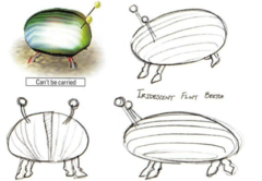 Iridescent Flint Beetle - Pikipedia, the Pikmin wiki