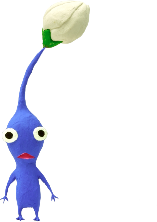 File:Blue Pikmin stage two P2 art.png - Pikipedia, the Pikmin wiki