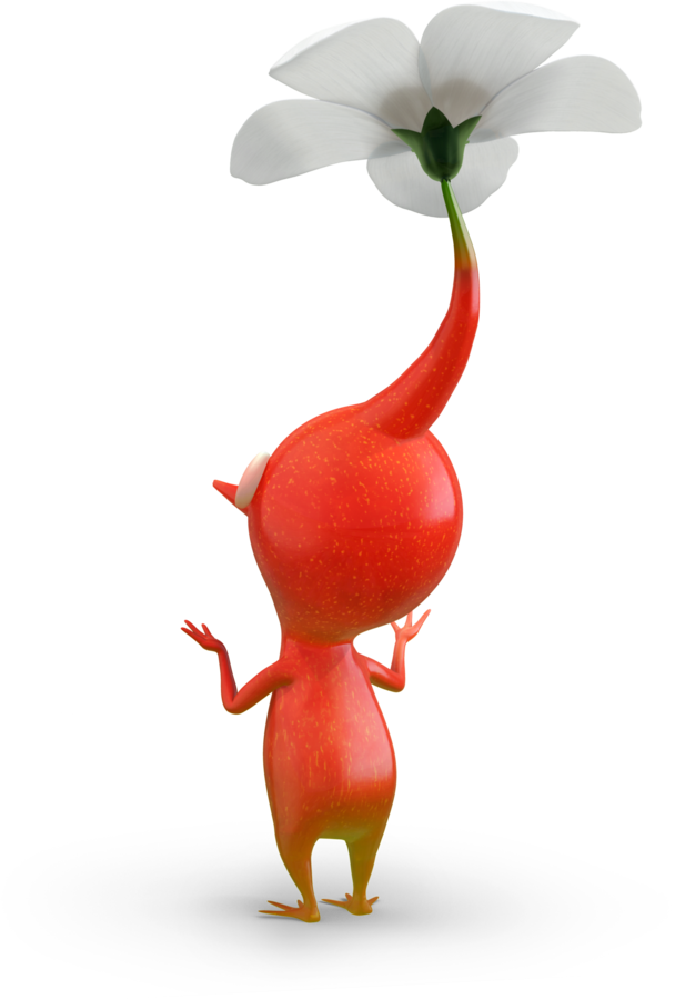 File:Red Pikmin back P3 art.png - Pikipedia, the Pikmin wiki