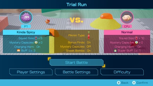 Dandori Battle menu - Pikipedia, the Pikmin wiki