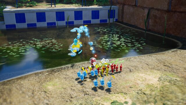 File:Pikmin 4 ice pikmin freezing water 1.jpg - Pikipedia, the Pikmin wiki