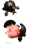 Horned Cannon Beetle - Pikipedia, the Pikmin wiki