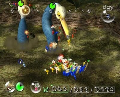 Burrowing Snagret - Pikipedia, the Pikmin wiki