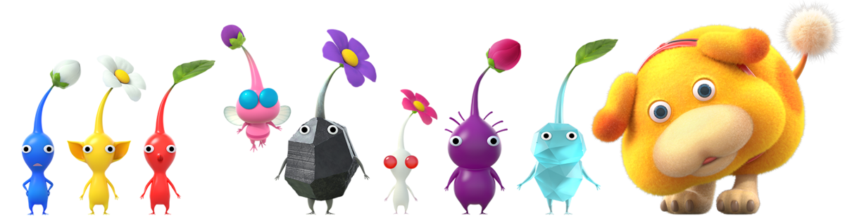 File:Pikmin 4 Pikmin types and Oatchi.png - Pikipedia, the Pikmin wiki